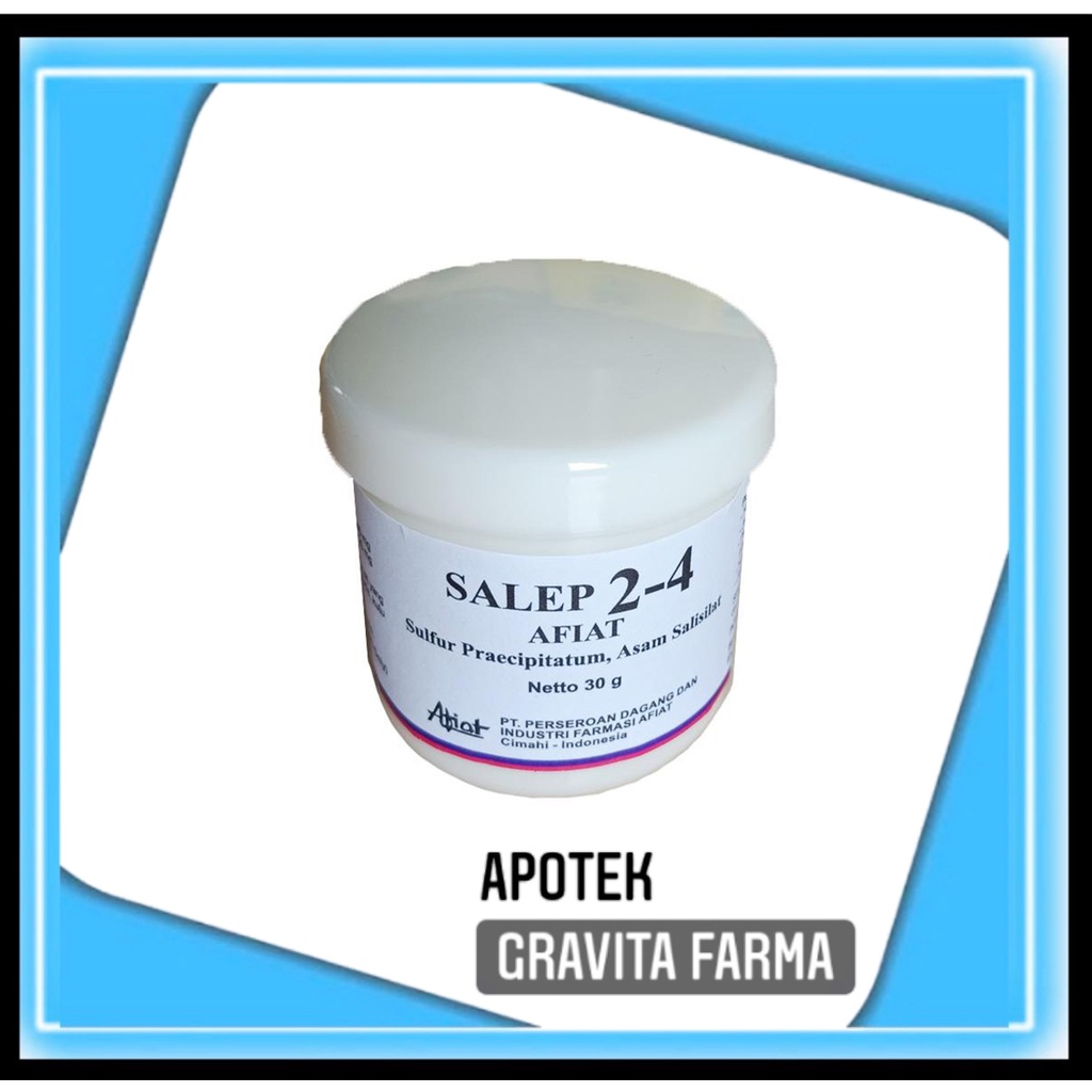 Jual Salep 24 asam salisilat sulfur zalf 2-4 30 gram | Shopee Indonesia