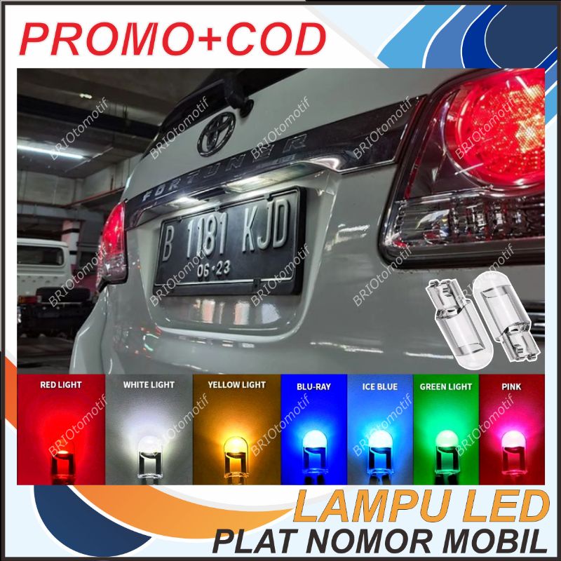 Jual lampu platnomoe mobil ledLAMPU PLAT NOMOR MOBIL MOTOR LED T10 ...