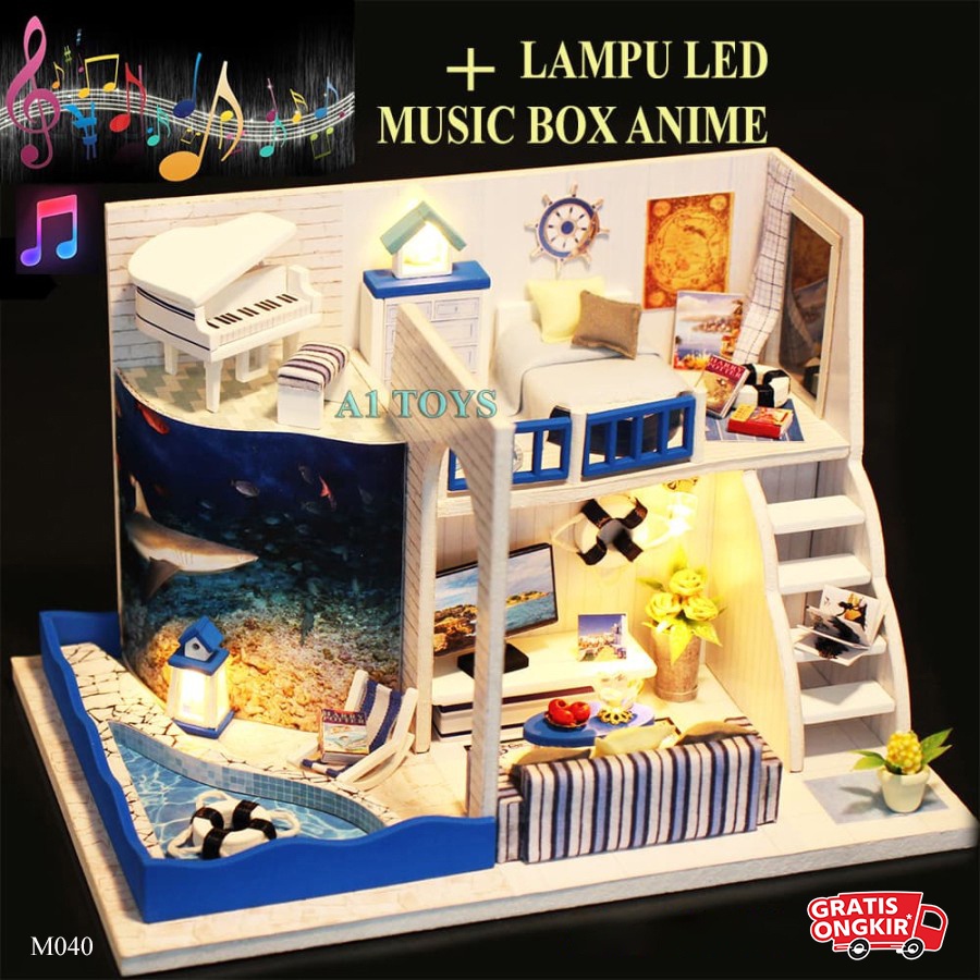 Jual Mainan rumah rumahan mainan rumah boneka mainan rumah miniatur ...