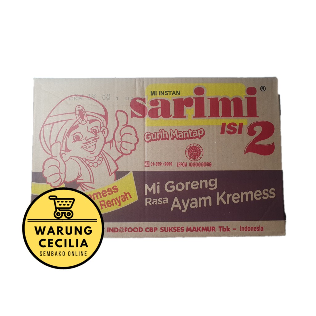 Jual Sarimi Isi 2 Mie Goreng Ayam Kremes 1 Dus 24 Pcs - MIE INSTAN ...