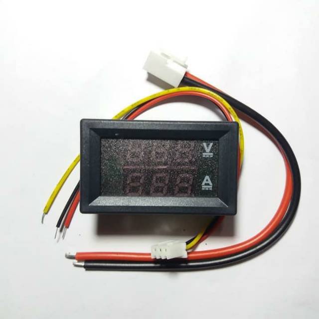 Jual modul volt meter digital dc 0-100v 10A amper meter | Shopee Indonesia