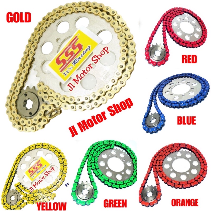 Jual Gearset Girset Rantai SSS Gear set Gir set SSS 428 Kawasaki Klx 150 - D-Tracker 150 Rantai ...
