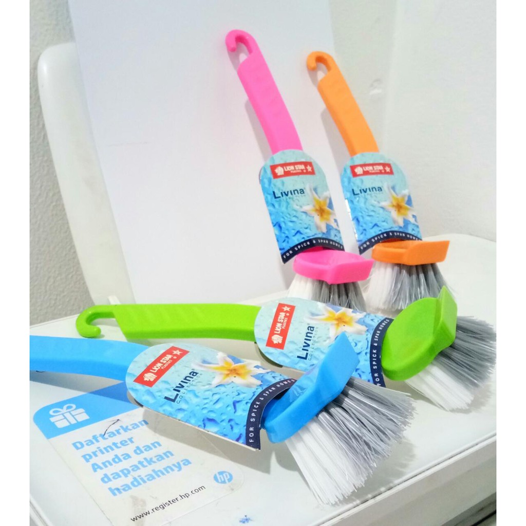 Jual BR-21 Livina Kitchen Brush No. 21 (Round)/Sikat Serbaguna Bundar ...