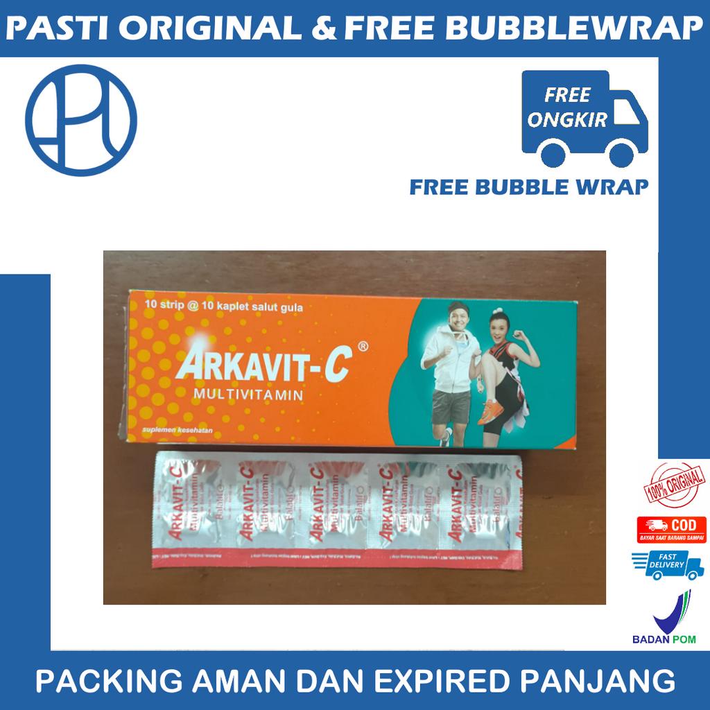 Jual ARKAVIT C PER STRIP ARKAVITC ARKAVIT-C MULTIVITAMIN DENGAN VITAMIN ...