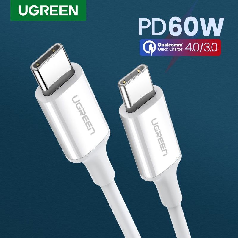 Jual UGREEN 60W Kabel data/ Charger USB type C to Type C For Android | Shopee Indonesia