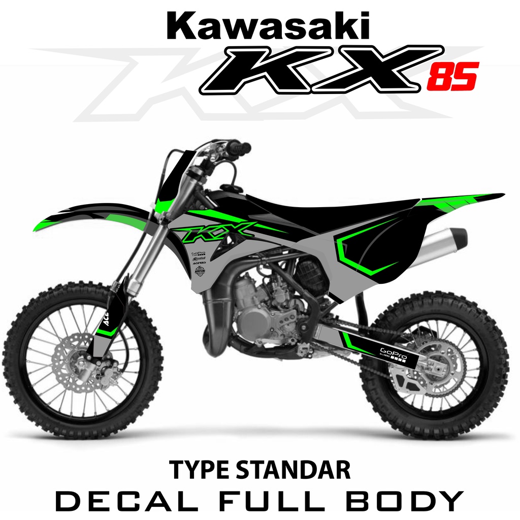 Jual COD - DEKAL STIKER - DECAL STICKER FULL BODY MOTOR KAWASAKI KX 85 ...