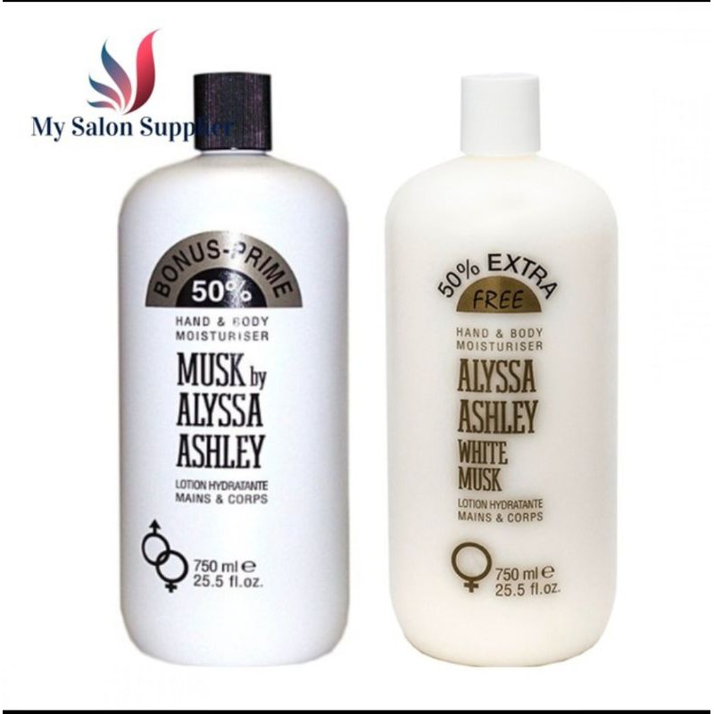 Jual (BPOM ORIGINAL)-MUSK BY ALYSSA ASHLEY LOTION 750ml (Import ITALI ...