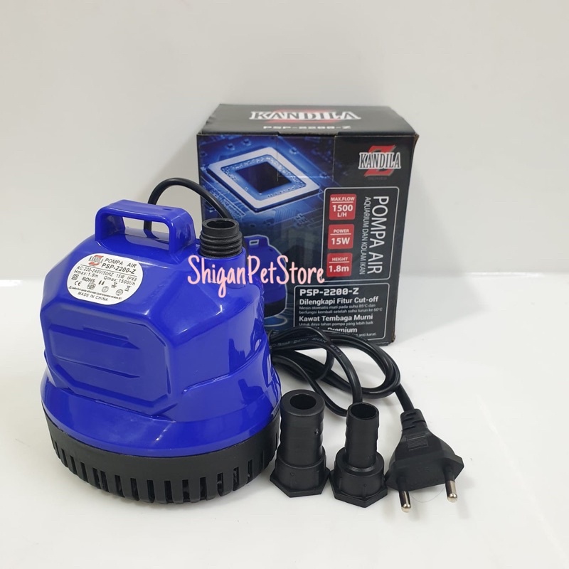 Jual KANDILA PSP 2200 Z Pompa Air Celup Aquarium Kolam Ikan PSP2200Z ...