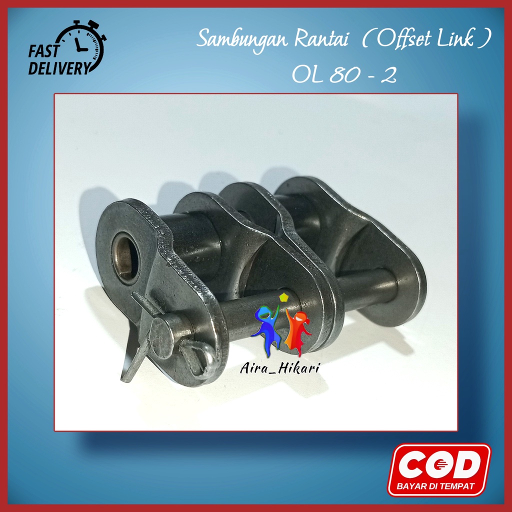 Jual Sambungan rantai rante separuh RS 80 dobel MSK Offset Link OL 80-2 ...