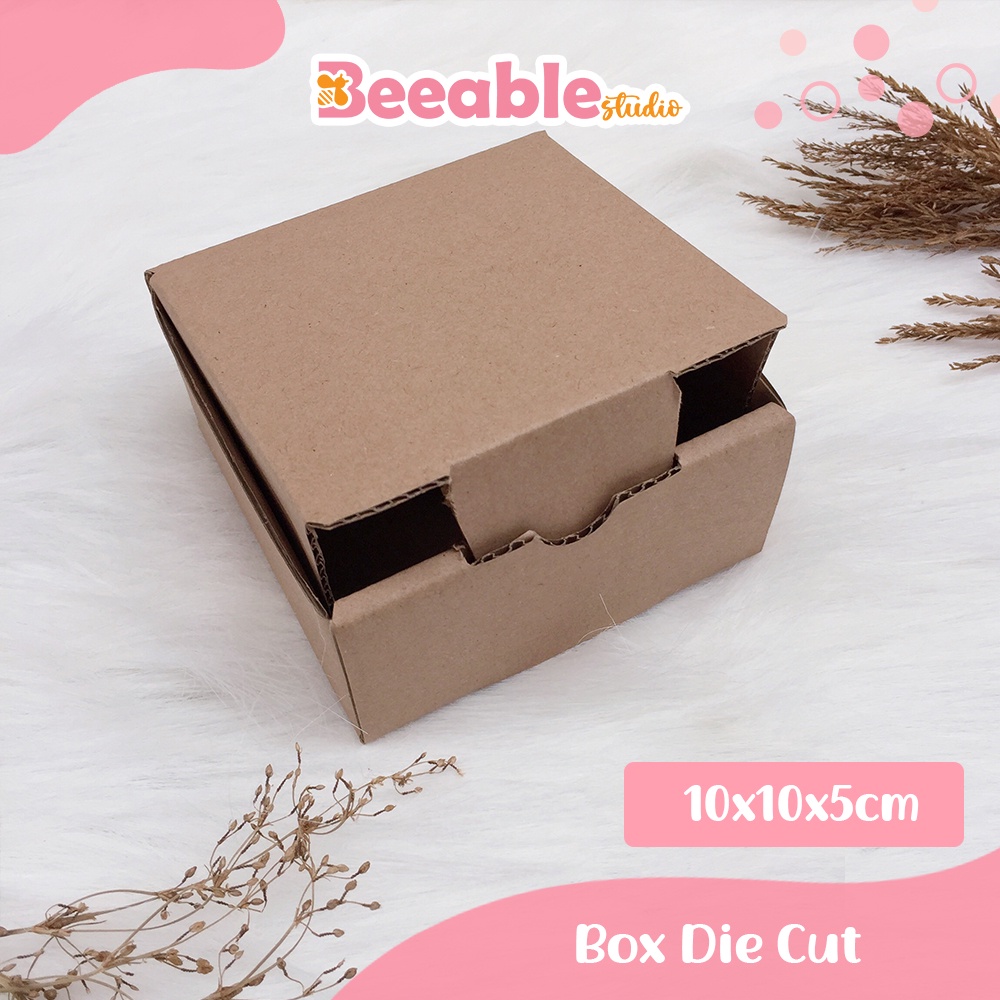 Jual [10x10x5cm] Box Die Cut Packaging Kotak Dus Packing Hampers ...