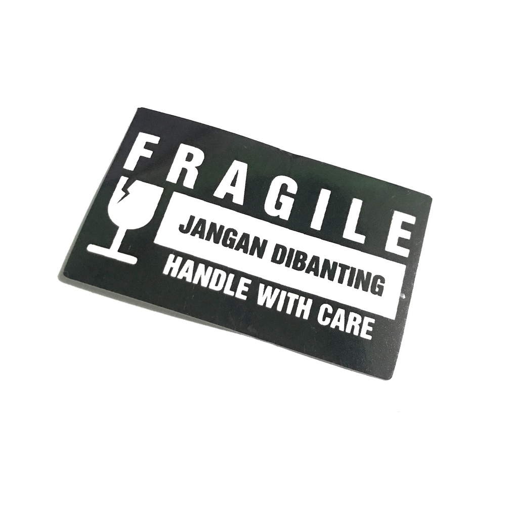 Jual Stiker Fragile Stiker Barang Pecah Belah tahan air graftac ...