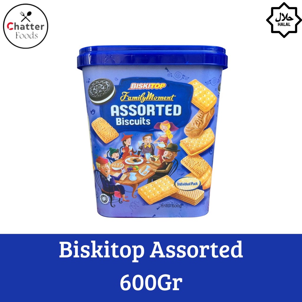 Jual BISKITOP Biskuit Ember Assorted 600 gr / Biskuit Ember / Halal ...