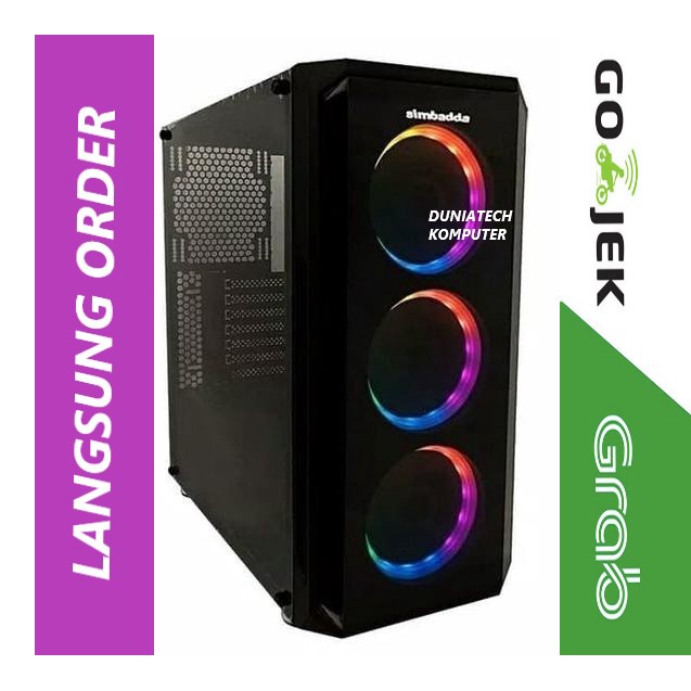 Jual Casing Simbadda Simcool SMC 20 SMC20 PSU 480W USB 3.0 Free 3X RGB ...