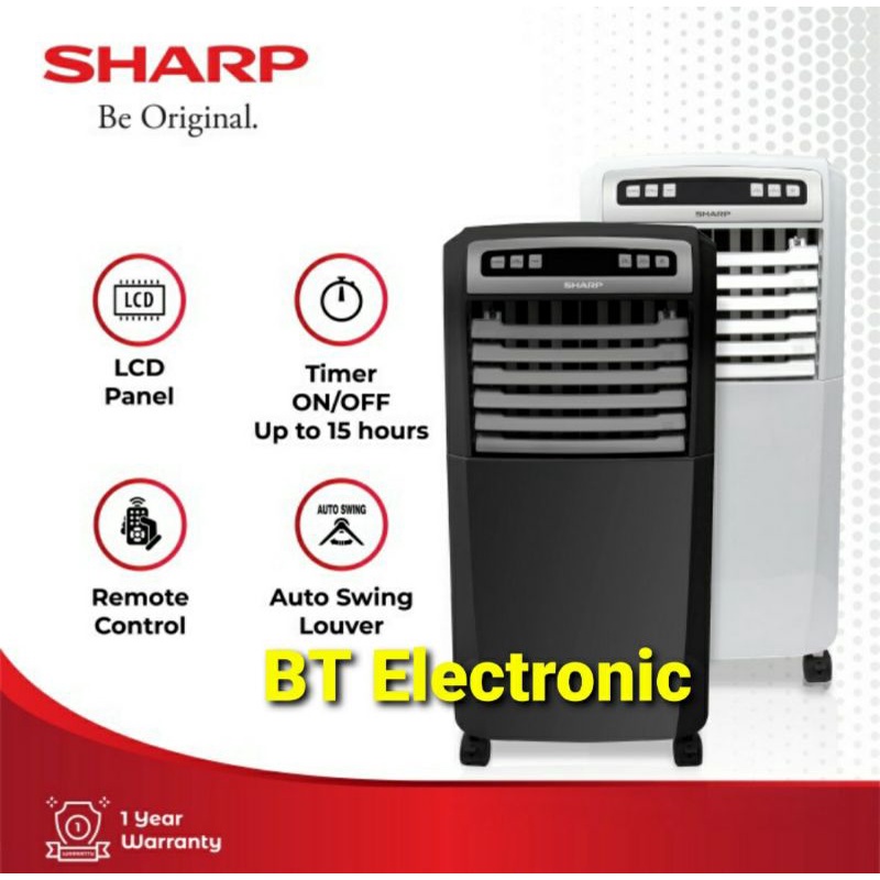 Jual Air Cooler Sharp PJ-A55TY / PJA 55 TY Penyejuk Udara 5 Liter 100 ...