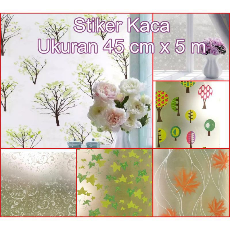 Jual Stiker kaca ukuran 45cm x5m | Shopee Indonesia