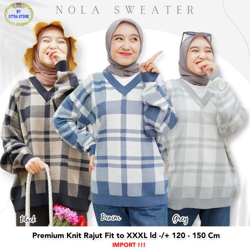 Jual NOLA SWEATER | Shopee Indonesia