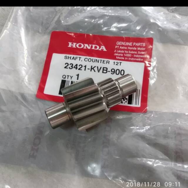 Jual 23421-KVB-900 HGP AHM 100% ORIGINAL GEAR GIR RASIO KECIL BEAT LAMA ...