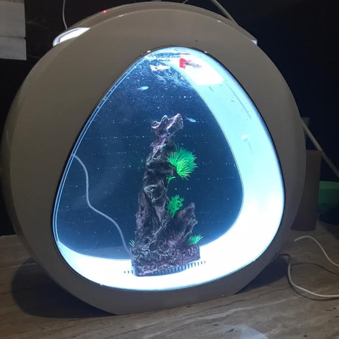 Jual Aquarium Sunsun Jspoir Melodiz Portable Mini Desktop LED YA-03 Big ...