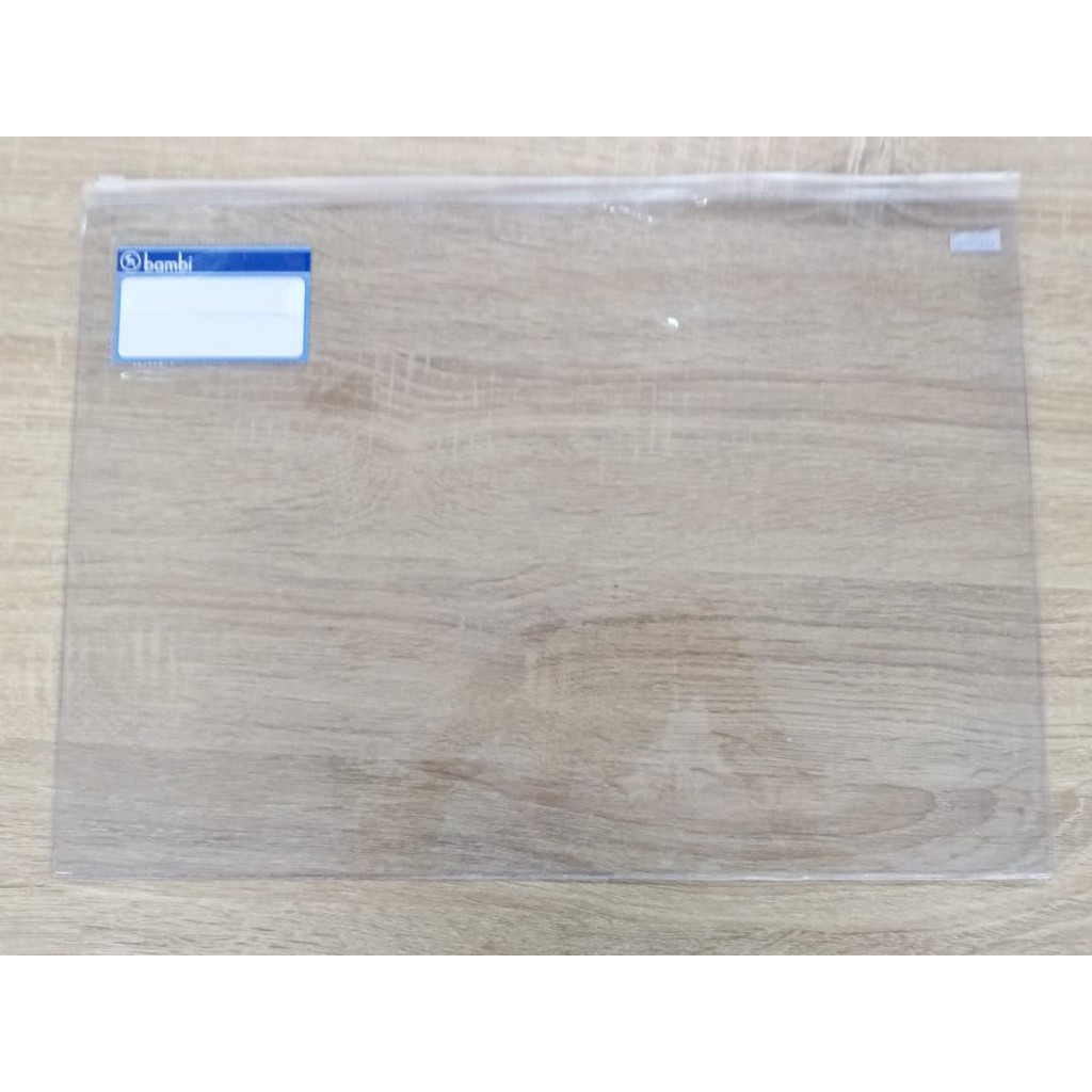 Jual Zipper Bag Pouch Pocket Folder Map Document Bag BAMBI A3 | Shopee ...