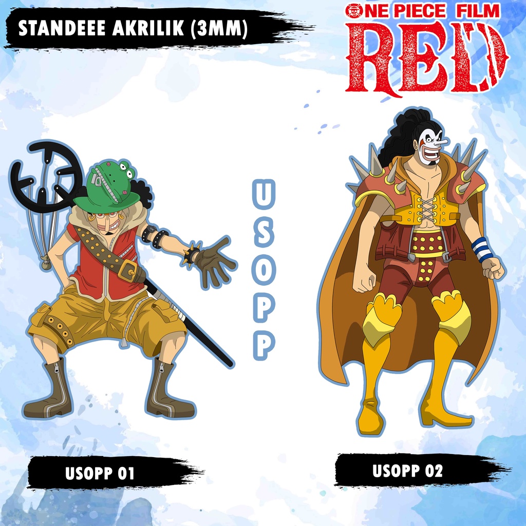 Jual Standee Akrilik One piece red / Standee Akrilik One pice / One ...