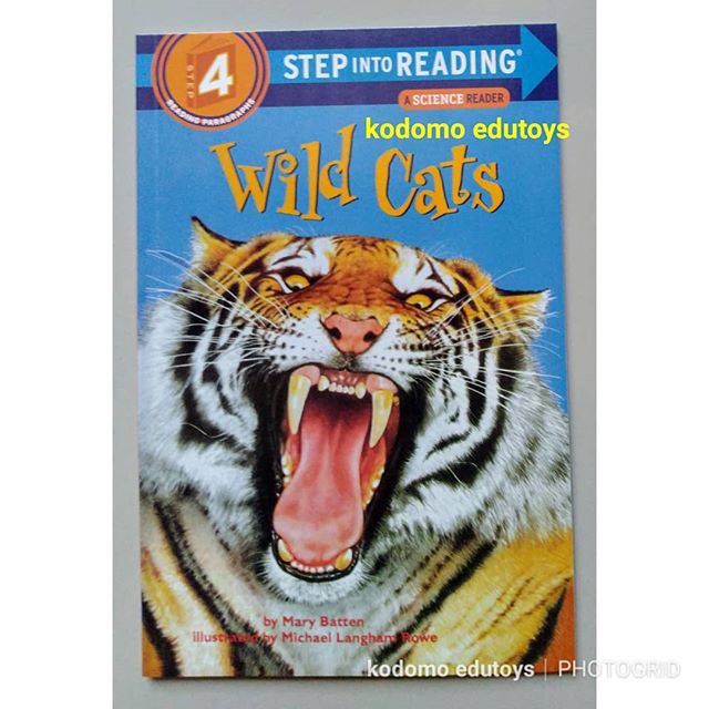 Jual Step Into Reading Step 4 - Wild Cats ( A Science Reader ) | Shopee Indonesia
