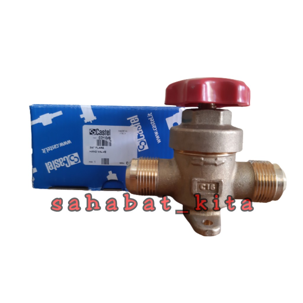 Jual Hand Valve Castel 1/4", 3/8", 1/2", 5/8", 3/4" [Original] | Shopee ...