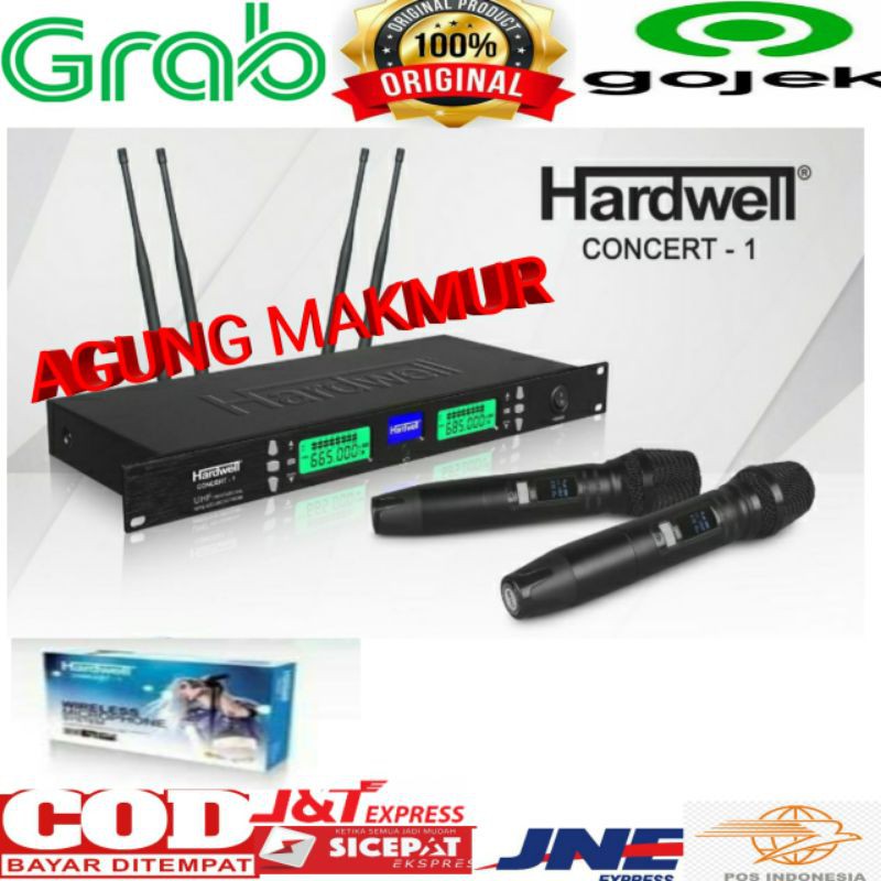 Jual Mic Wireless Hardwell Concert 1 Original Handheld | Shopee Indonesia