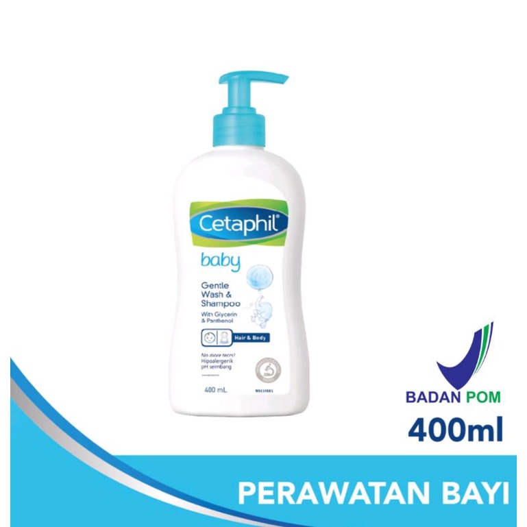 Jual Produk Cetaphil Baby Gentle Wash & Shampoo 400 ml | Shopee Indonesia