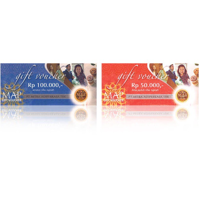 Jual Voucher MAP Mitra Adi Perkasa Nominal 100 Ribu dan 50 Ribu ...
