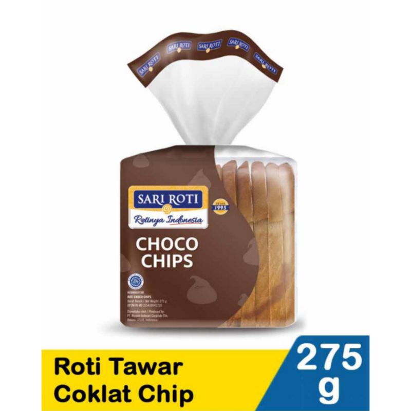 Jual Sari Roti Tawar Coklat Chip 275 g | Shopee Indonesia