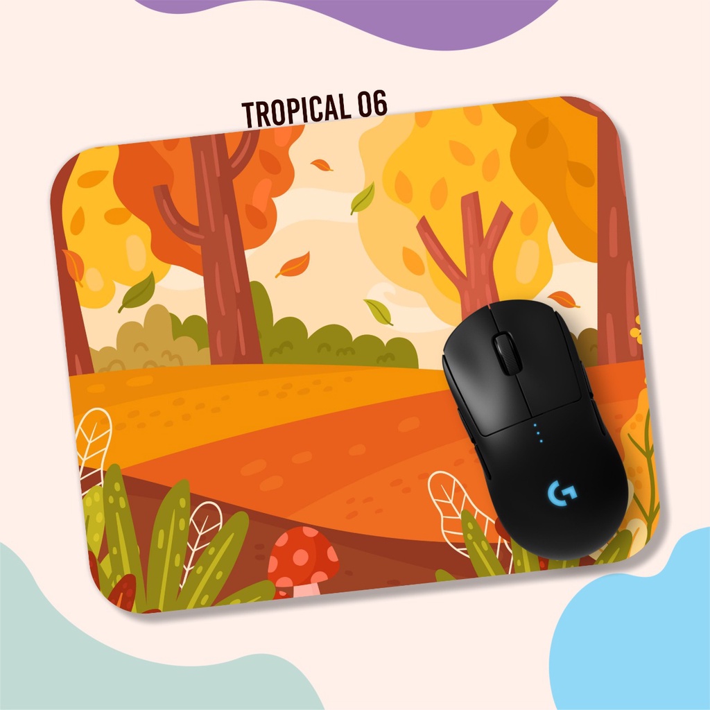 Jual MOUSE PAD TROPICAL / MOUSE PAD LUCU/ MOUSE PAD MURAH/READY STOCK ...