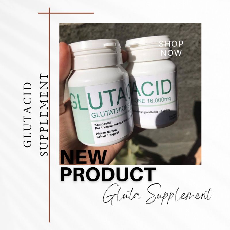Jual GLUTACID PEMUTIH BADAN | Shopee Indonesia