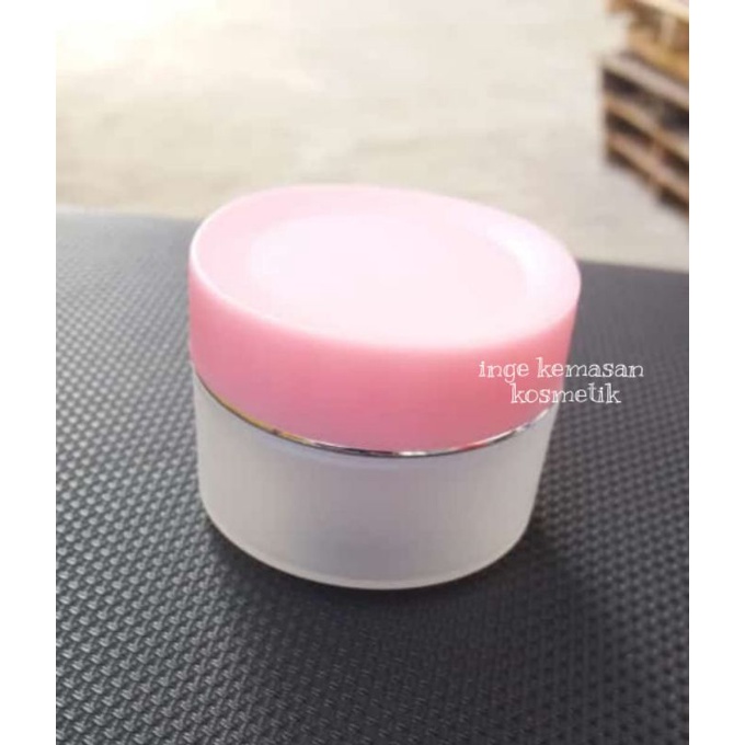 Jual POT KRIM / POT CREAM PP BUNGA 15 GRAM PINK | Shopee Indonesia