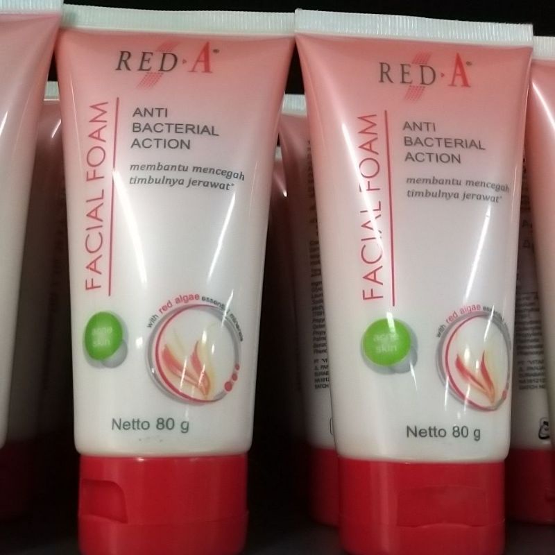 Jual Facial foam Red A / facial wash Viva (Normal, Acne, Oily) | Shopee ...