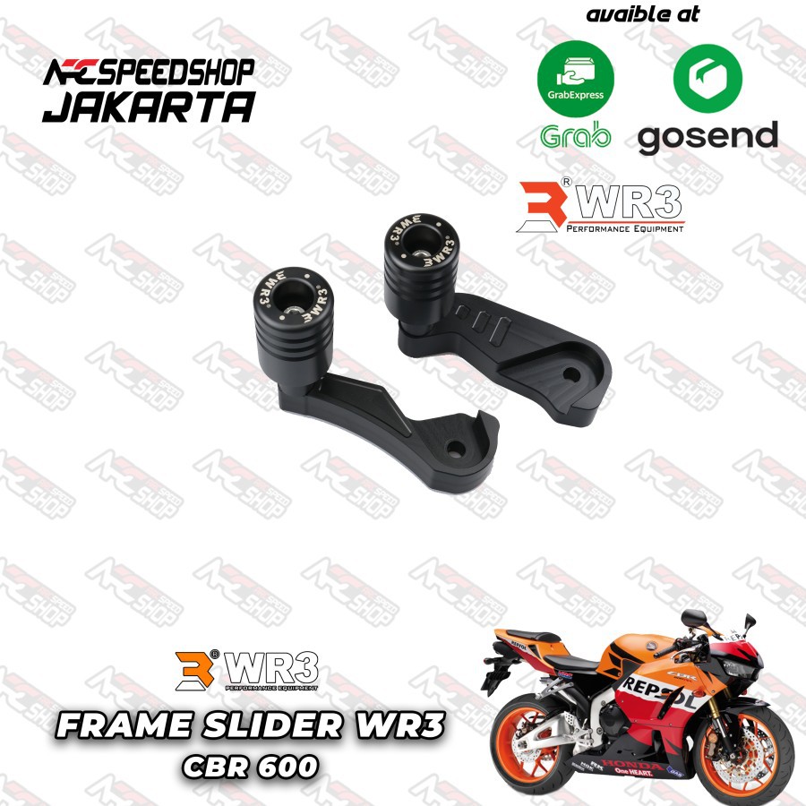 Jual Frame Slider WR3 Honda CBR 600 - Frame Slider Fairing | Shopee ...