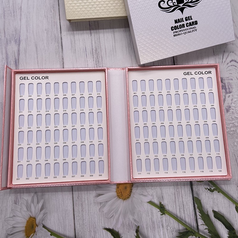 Jual Buku display kutek 120 warna nail book color display gel polish ...