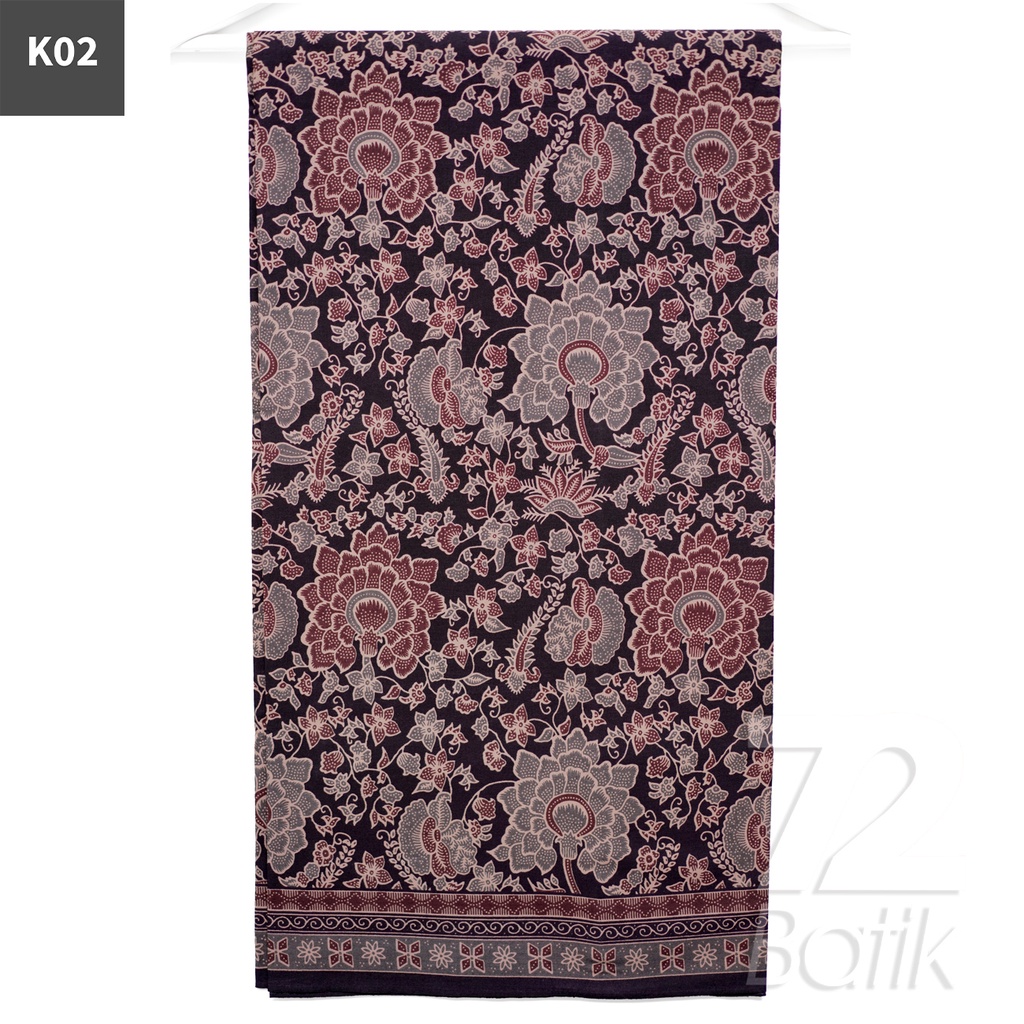 Jual KAIN BATIK PREMIUM Bahan Katun Motif Kembang Puspo Sari Warna ...