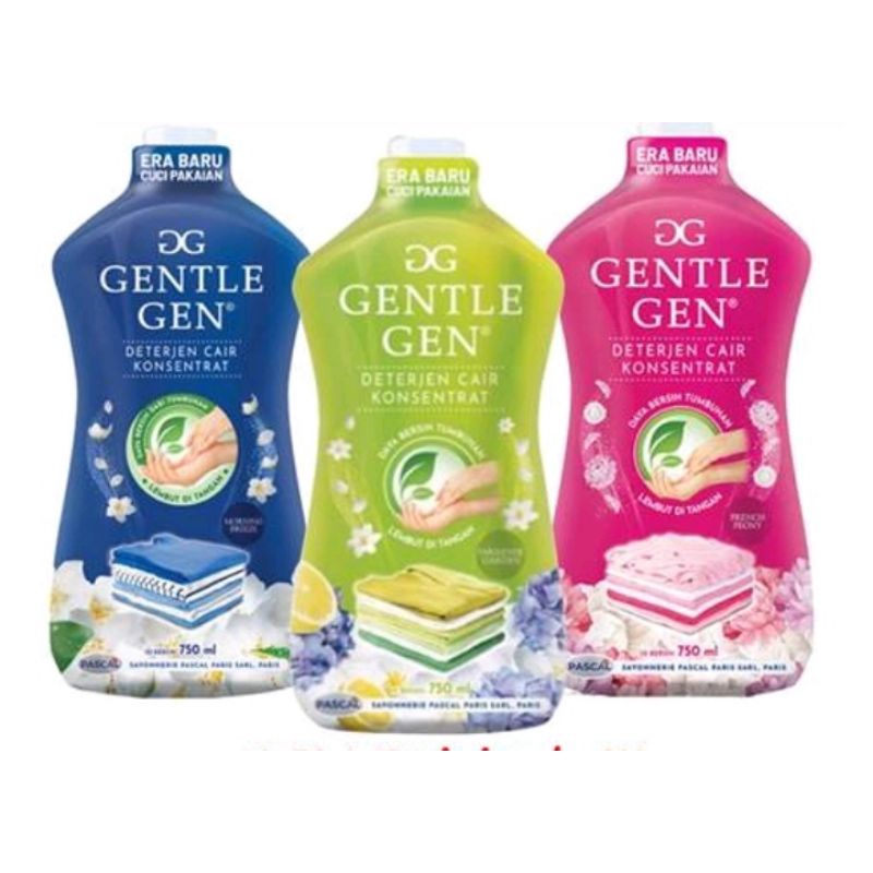 Jual Gentle Gen Detergent Cair Konsentrat - 700 ml All Variant ...