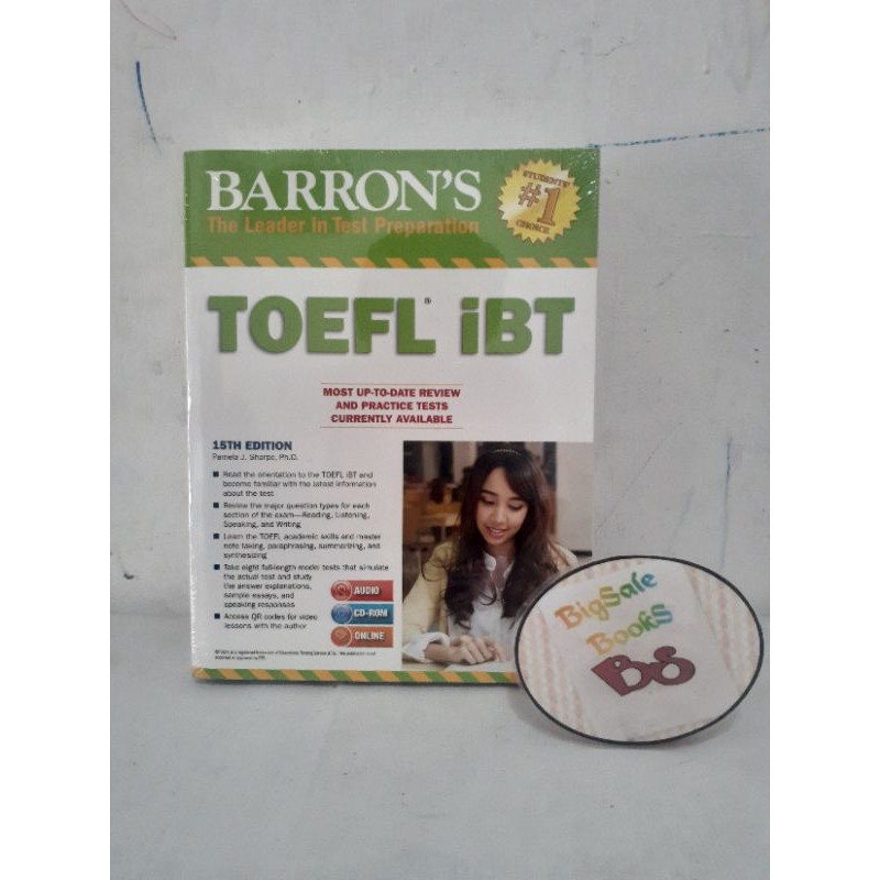 Jual Barron's TOEFL iBT with CD-ROM and MP3 audio CDs, 15th edition ...