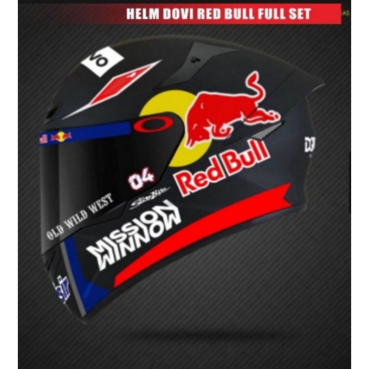 Jual sticker set helm Redbull/sticker set helmet Redbull | Shopee Indonesia