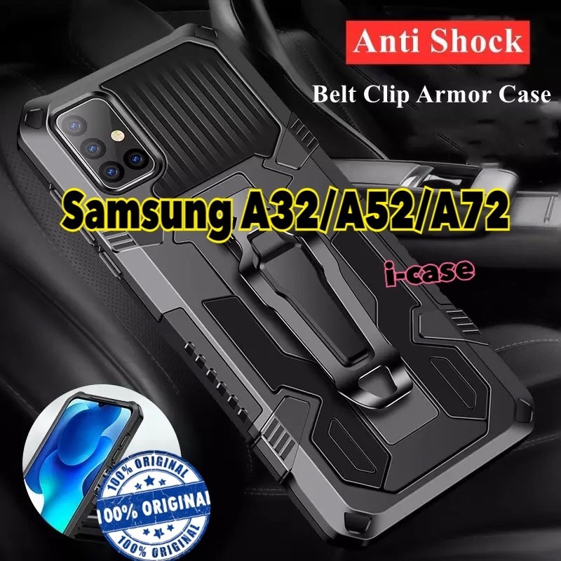 Jual Case Samsung A32 / A52 / A72 Armor Belt Clip Pinggang Galaxy ...