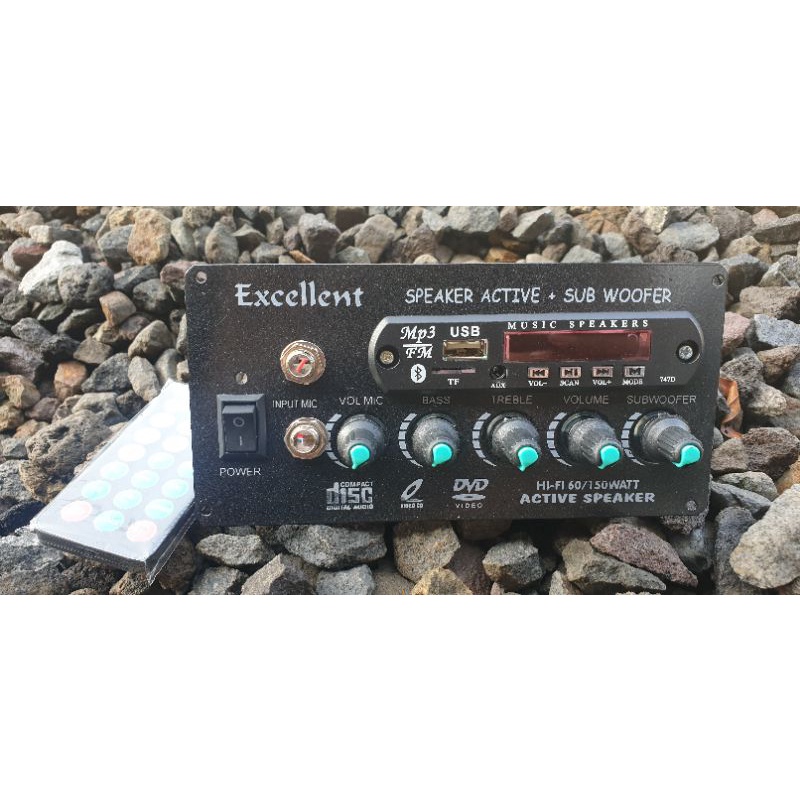 Jual KIT POWER SPEAKER AKTIF BLUTUT MP3+SUBWOFER+MIC | Shopee Indonesia