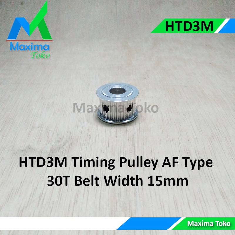 Jual HTD3M Timing Pulley AF Gigi 30 Teeth Bore 8mm 12mm HTD 3M 30T 8 12 ...