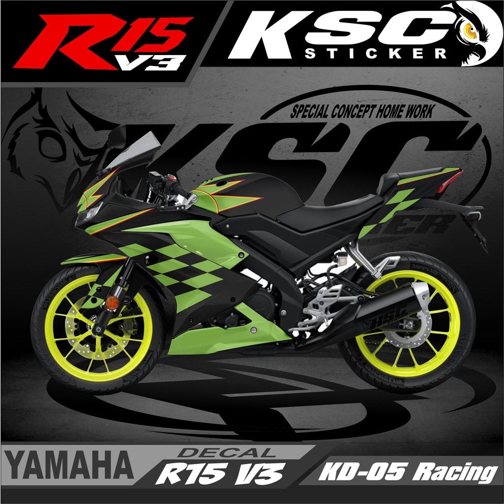Jual Decal R15 V3 Full Body Grafis Racing Racer - Dekal Stiker Sticker ...