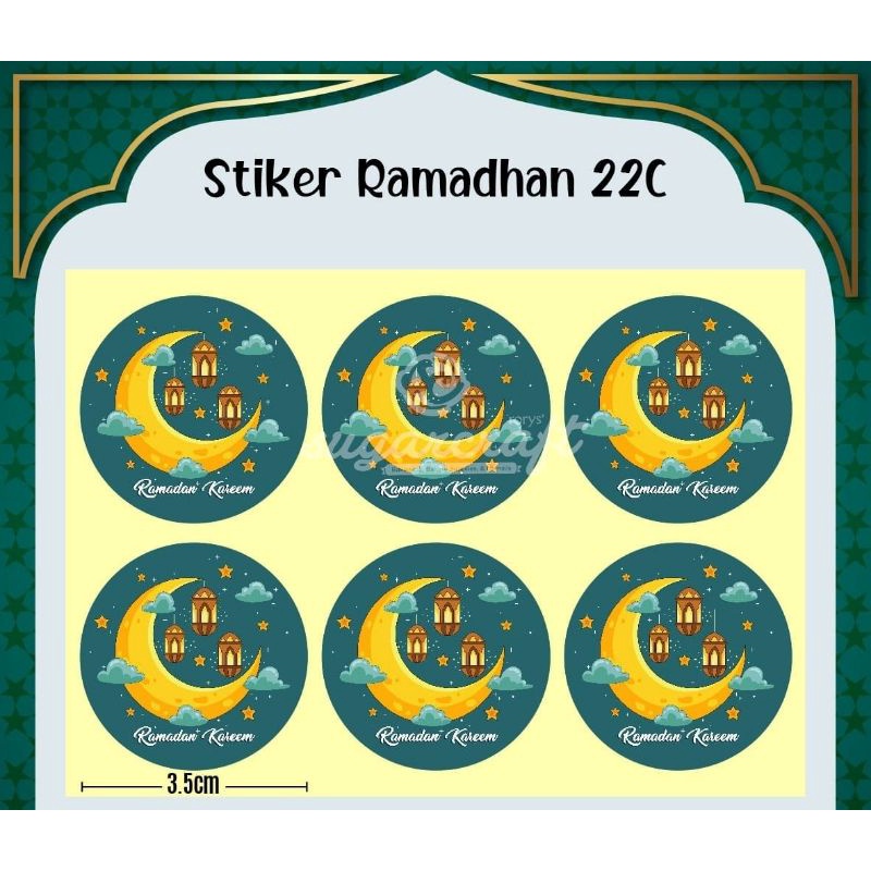 Jual Sticker Ramadhan stiker Lebaran Idul Fitri 5 lembar SR22C | Shopee ...