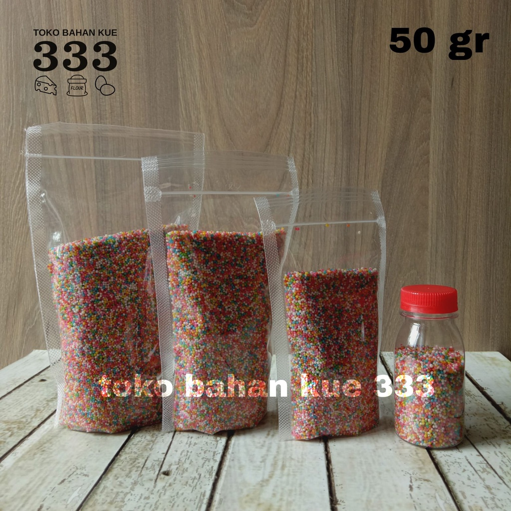 Jual Trimit / Sprinkle / Gula Warna Warni Dekorasi Kue (kemasan 50gr ...