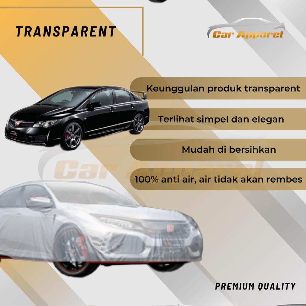 Jual Cover Mobil Civic FD1 2006-2011 Transparan Transparent Cover Civic ...