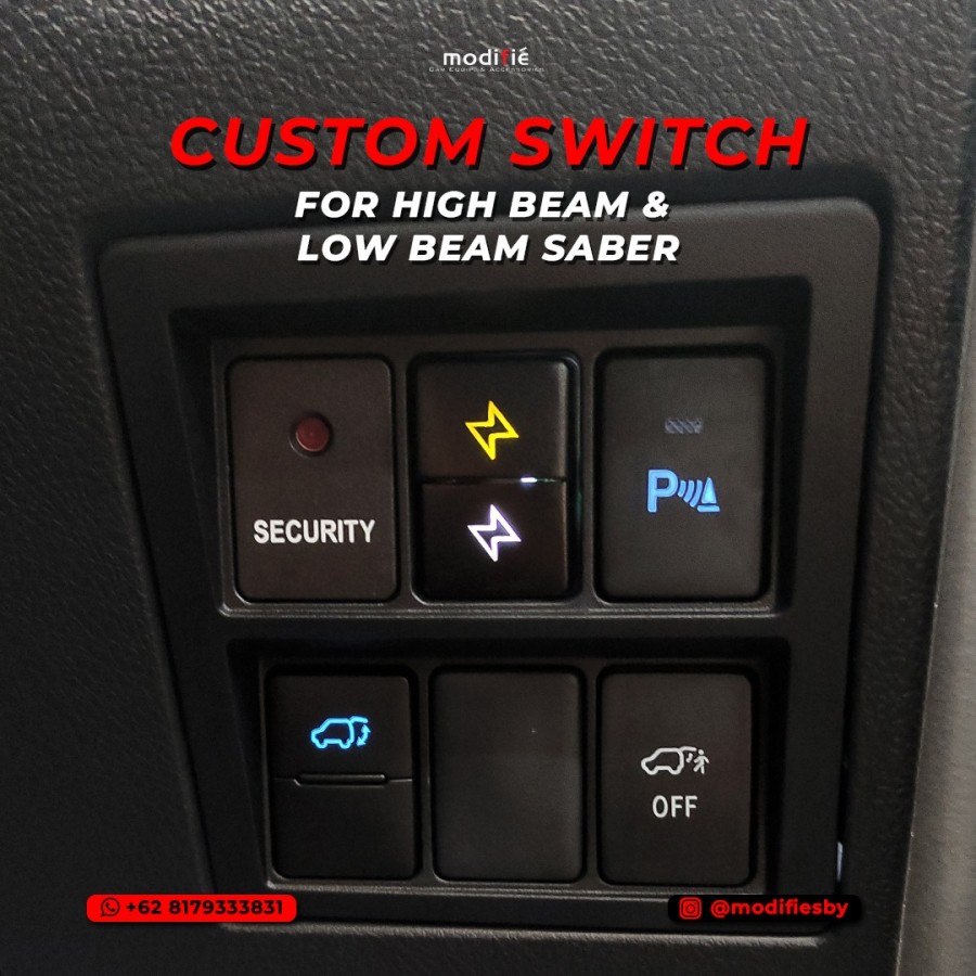 Jual Custom DUAL Switch Saber Foglamp Innova Reborn All New Pajero ...