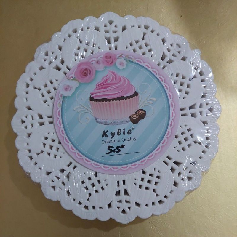 Jual paper doyleys kertas alas toples kertas renda alas kue/cake bulat ...