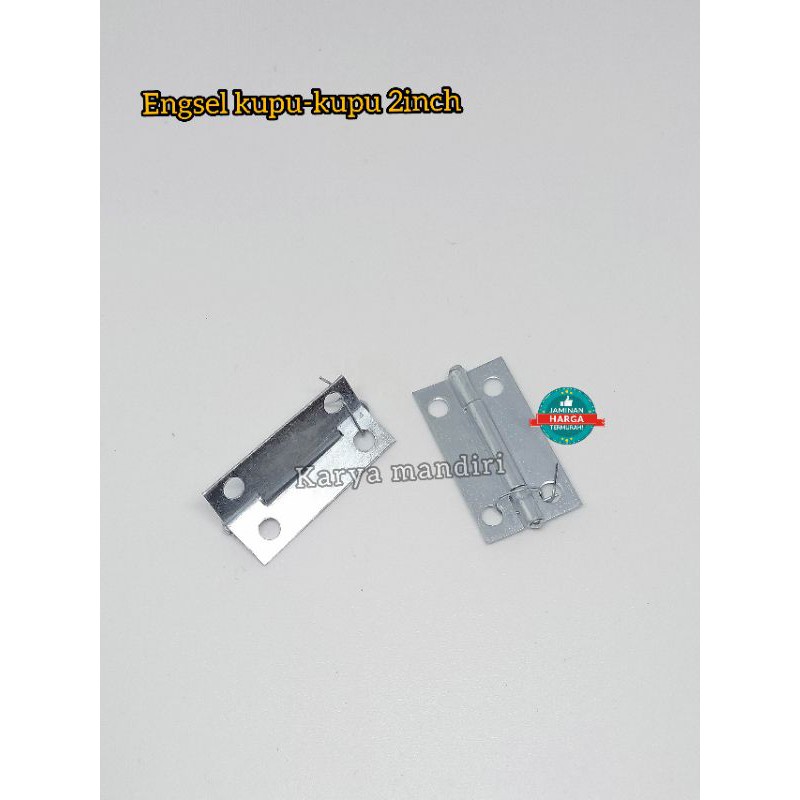 Jual ENGSEL KUPU-KUPU ENGSEL JENDELA ENGSEL PINTU RAK PLAT BESI 2 INCH ...